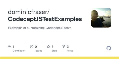 Github Dominicfrasercodeceptjstestexamples Examples Of Customising