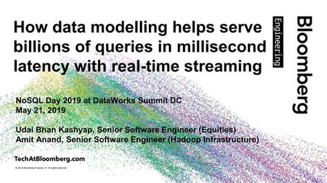 How Data Modelling Helps Serve Billions Of Queries In Millisecond Latency With Real Time