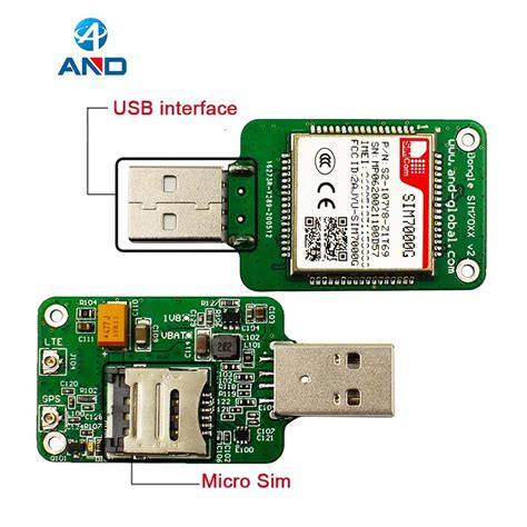 USB Dongle SIM7000G LTE USB Dongle LTE CAT M1 EMTC NB IoT SIMCOM 4G SIM7000G With Gps And NB