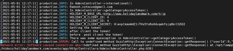 Laravel Microservice Error Call To Undefined Method Guzzle
