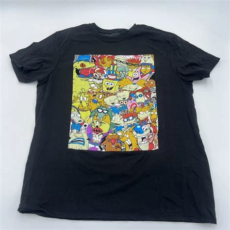 Nickelodeon Black Nicktoons Rugrats Rocko Spongebob Ren Stimpy L Large My Xxx Hot Girl