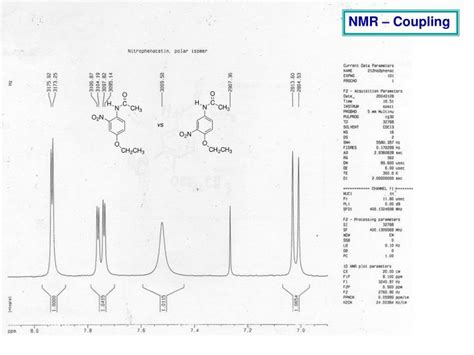 Ppt 1 H Nmr Spin Spin Coupling Powerpoint Presentation Id5520501