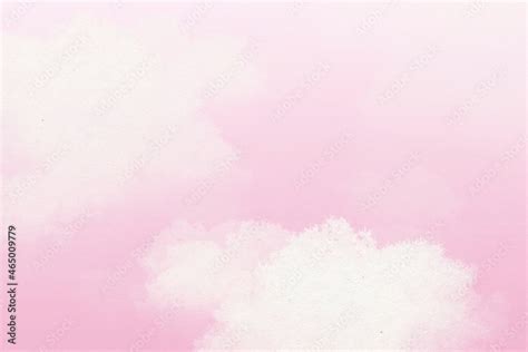 Pink Cloudy Sky Illustration Stock Illustration Adobe Stock