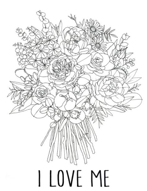 꽃다발업로드 Flower drawing Embroidery patterns Embroidery flowers pattern
