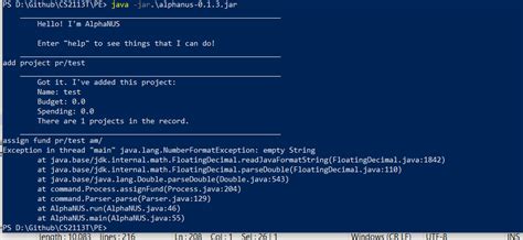 numberformatexception in assign fund · issue 21 · inno97 ped · github