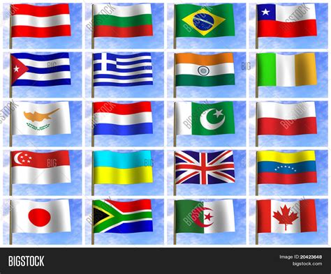 Collage Flags Image And Photo Free Trial Bigstock