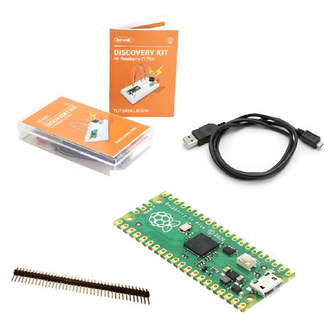 Discovery Kit Kitronik Con Raspberry Pi Pico Cable Y Pin Header 40 Pines MCI Electronics