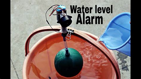 How To Make Homemade Water Level Alarm Indicator YouTube
