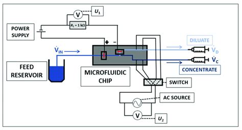 Schematics Of The Experimental Setup Used For Desalination Download