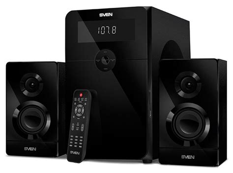Обзор стильной акустики 2.1 для дома Sven MS-2250
