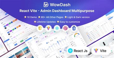 Wowdash React Js Vite Admin Dashboard Template Multipurpose