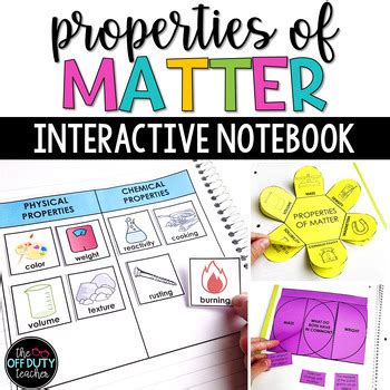 Properties Of Matter Interactive Notebook Foldables Google Slides PowerPoint