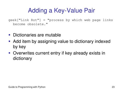 ppt guide to programming with python powerpoint presentation id 444213