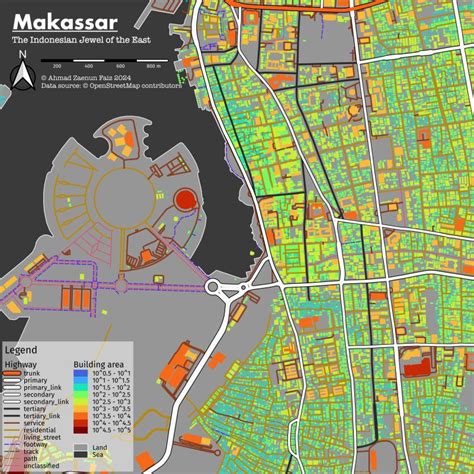 30daymapchallenge qgis openstreetmap makassar ahmad zaenun faiz