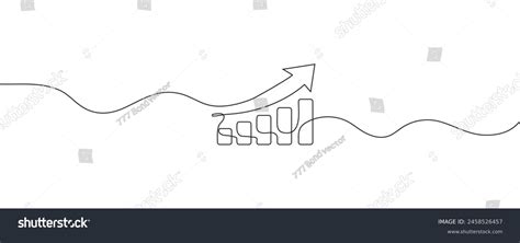 Continuous Line Chart Over 5590 Royalty Free Licensable Stock