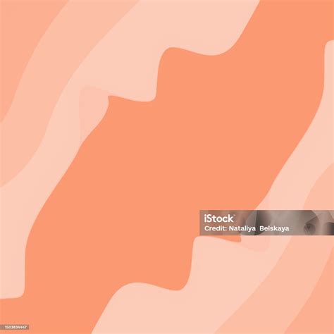 트렌디한 커피 색조의 물결 모양의 선의 상단과 하단 패턴이 있는 추상적인 직사각형 프레임 격리 가리기에 대한 스톡 벡터 아트 및 기타 이미지 Istock