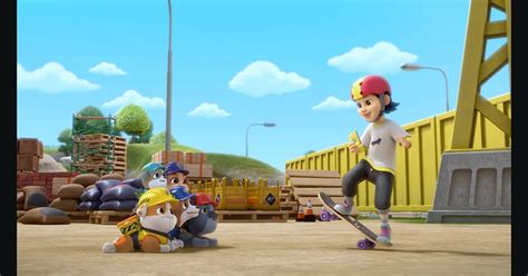 Nickalive Paw Patrol Universe Gets Its First Lgbtq Character A Nonbinary Skateboarder