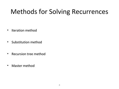 Recursion Tree Method Ppt Programming Languages Computing