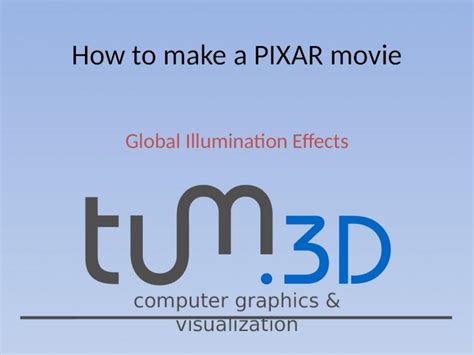 Pptx Computer Graphics And Visualization Global Illumination Effects Dokumentips