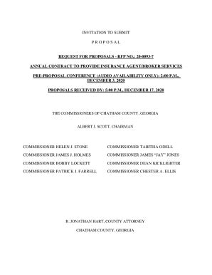 Fillable Online Request For Proposal RFP DefinitionRequests For