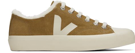 Veja Brown Wata Ii Low Winter Suede Sneakers Veja