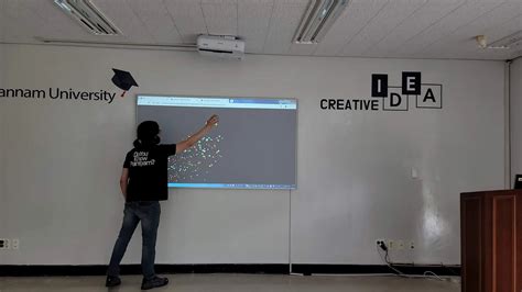 스크린 페인트로 만드는 대형 화이트보드와 디지털 칠판한남대학교 사례 페인트팜 블로그