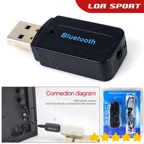 Jual Bluetooth Receiver Usb Untuk Speaker Aktif Biasa Dan Tape Mobil