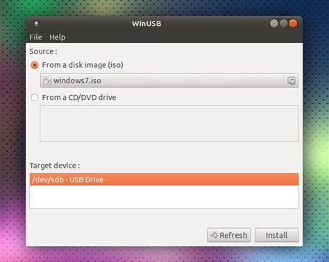 A Windows ISO Image From Linux To A USB Stick Super User
