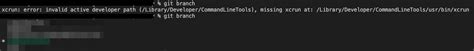 mac os 업데이트 후 git 명령어가 되지 않을 때 xcrun error invaild active developer