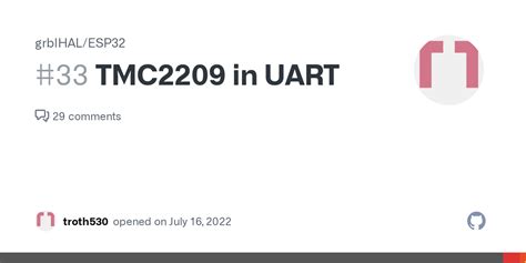 Tmc2209 In Uart · Issue 33 · Grblhal Esp32 · Github
