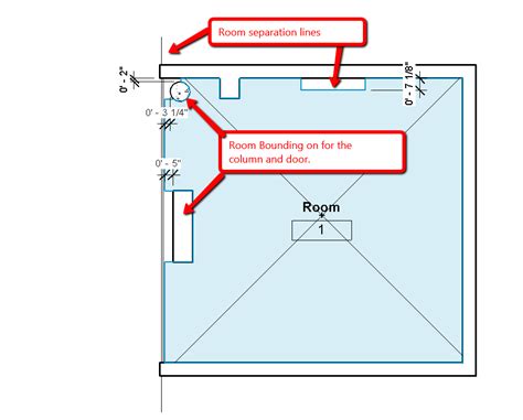 room calculation bug room area not counted between room separator and