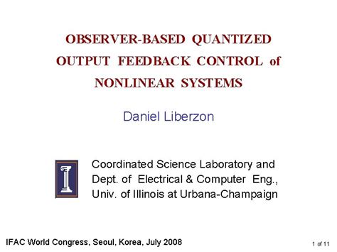 Observerbased Quantized Output Feedback Control Of Nonlinear Systems