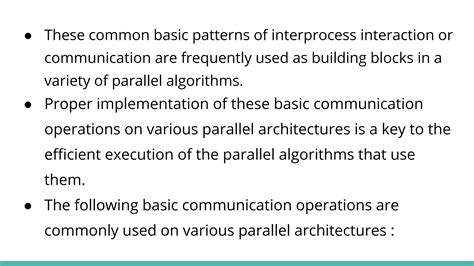Basic Communication Operations One To All Broadcast Pdf