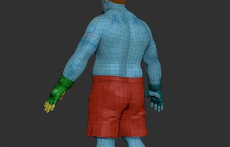 Mark Hunt 3d K1 Och Ufc Fighter Zbrush Model 3d Modell 3d Modell 40