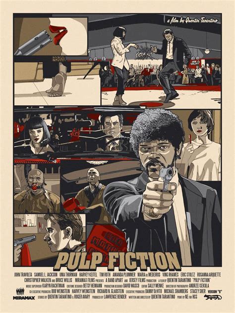 Pulp Fiction Poster Art The Retro Reminiscer On X Pulp Fiction