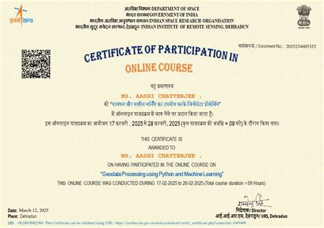 Geospatialdata Machinelearning Python Remotesensing Isro Datascience Aashi Chatterjee