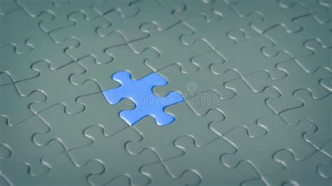 Puzzle Solved And Turns Blue Solutions Concept Stock Footage Video Of Difficult Person