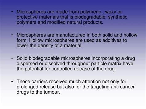 Ppt Formulation And Evaluation Of Microspheres Powerpoint Presentation Id 1603918