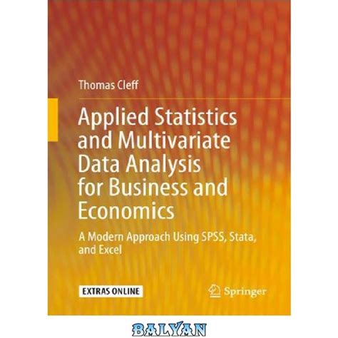 خرید و قیمت دانلود کتاب Applied Statistics And Multivariate Data