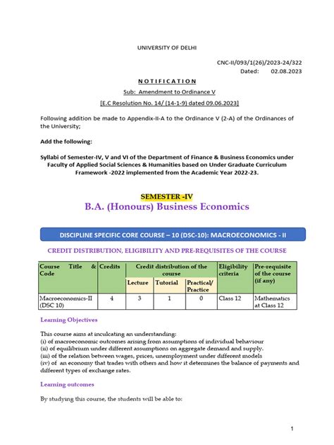 NEP - BBE - Sem 4 - 5 - 6 | PDF | Regression Analysis | Inflation