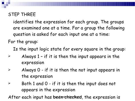 logic equation simplification