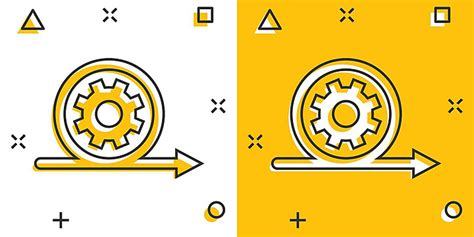 Agile Comic Icon With Arrow Cycle Splash Effect Vector Comic Release Code Png And Vector With