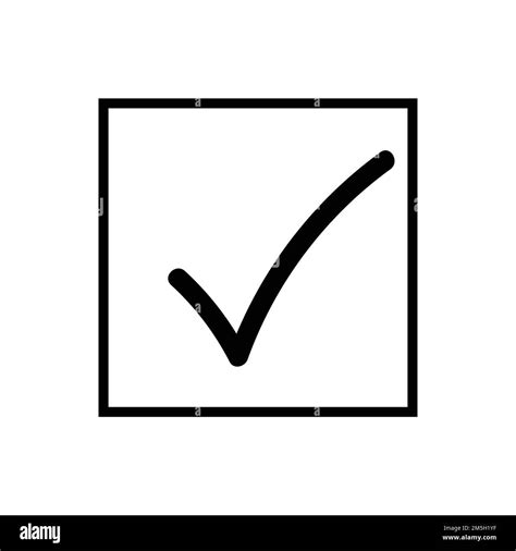 Black Tick In Square Symbol Of Positive Approval Stock Vector Image And Art Alamy Black Tick In Square Symbol Of Positive Approval Stock Vector Image And Art Alamy