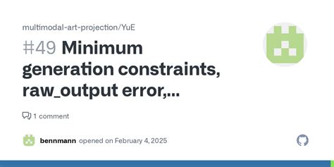 Minimum Generation Constraints Raw Output Error Minimum Max New Tokens Etc Issue