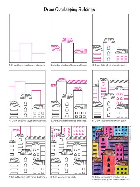 Draw Overlapping Buildings Pdf