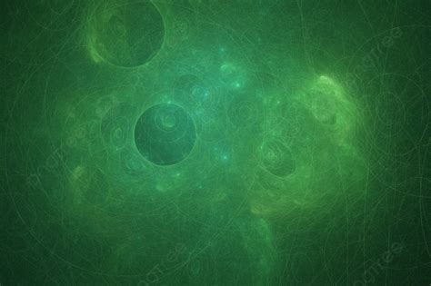 Abstract Fractal Design Isolated On Black Background Photo And Picture