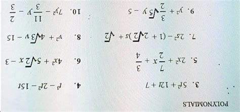 Solved Find The Zeroes Of Polynomials And Verify Relationship B W