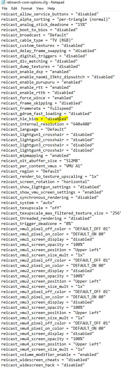 Flycast Crash To The Desktop When Enabing Boot To Bios Option