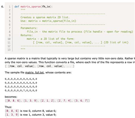 solved a sparse matrix is a matrix that typically is very