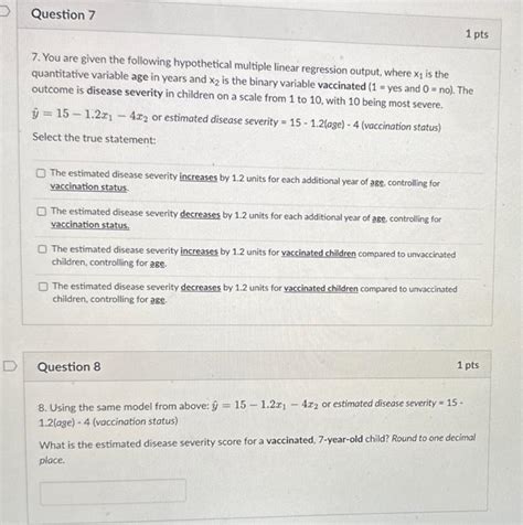Solved Consider The Following Fictional Data From 5